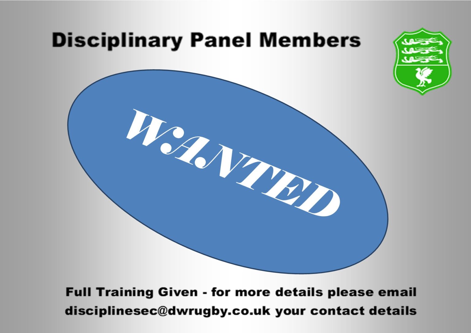 D&WRFU Vacancies - Dorset Wiltshire Rugby Football Union